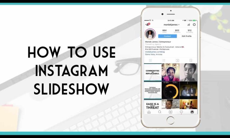How to Use Instagram Slideshow - Moniek James